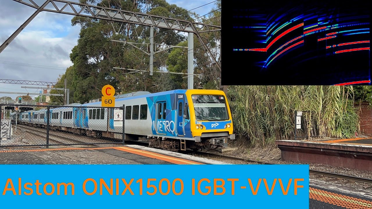 [Inductor Recording] Alstom X'Trapolis train with ONIX1500 in Melbourne ...
