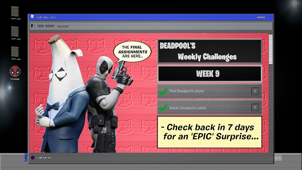 NEW *FINAL* DEADPOOL REWARDS IN FORTNITE! (WEEK 10) - YouTube