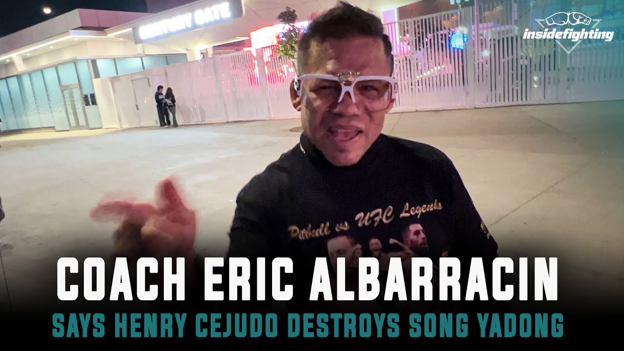 Coach Eric Albarracin says Henry Cejudo destroys "Great Wall of China ...
