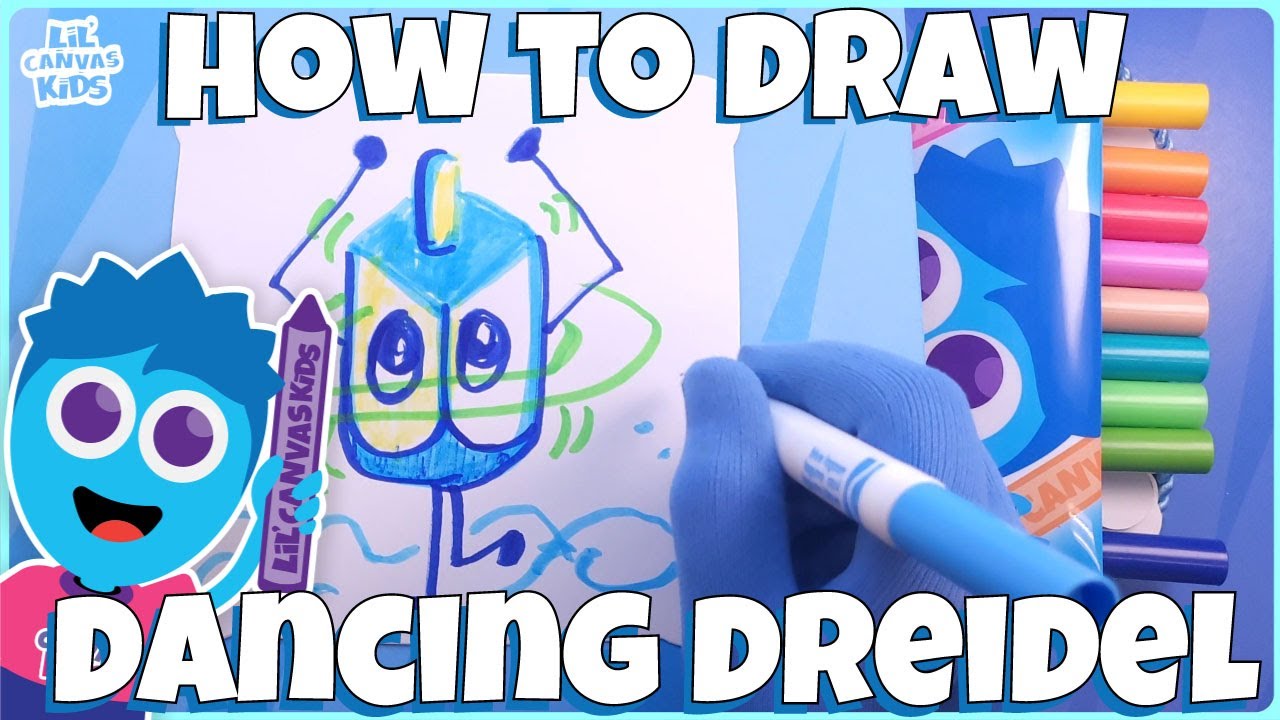 🕺 Dancing Dreidel Friend Drawing Extravaganza! 🕎 - YouTube