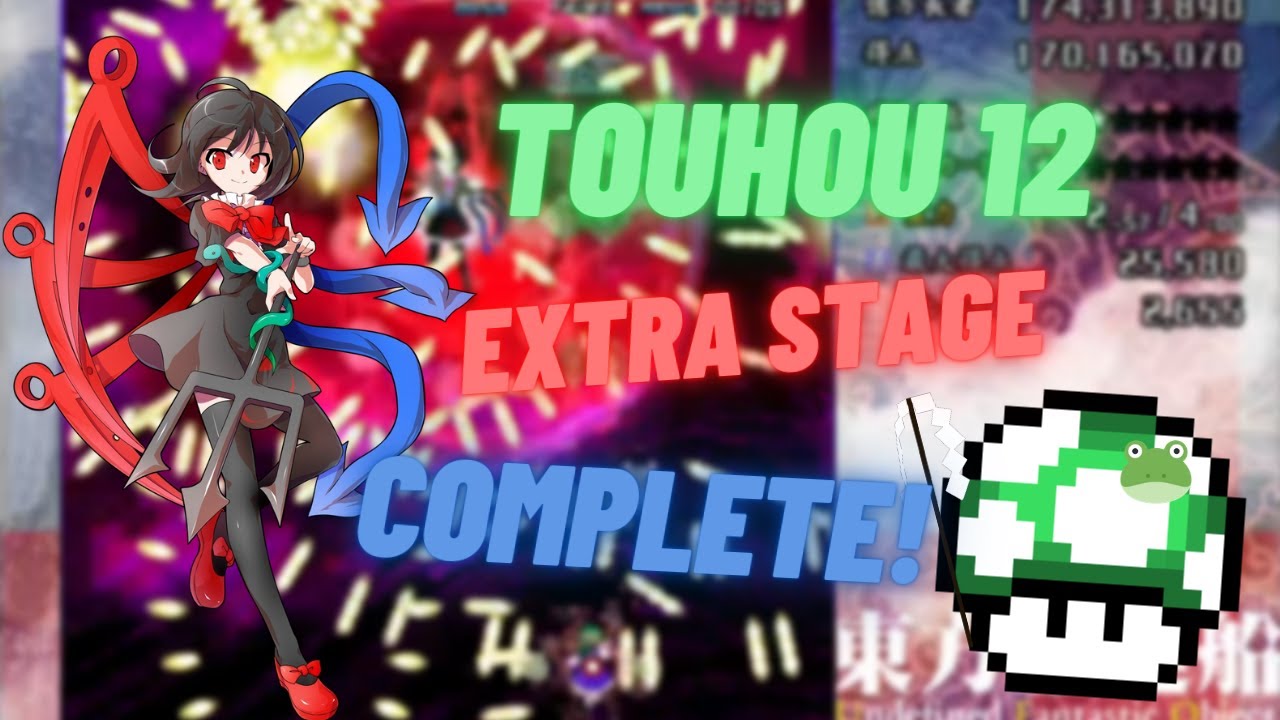Touhou 12: UFO - Extra Stage Complete! - YouTube
