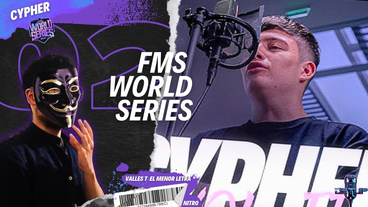 🔥EL CYPHER MAS EQUILIBRADO🔥| REACCION A VALLES T, EL MENOR, LETRA & NITRO | CYPHER FMS WORLD ...