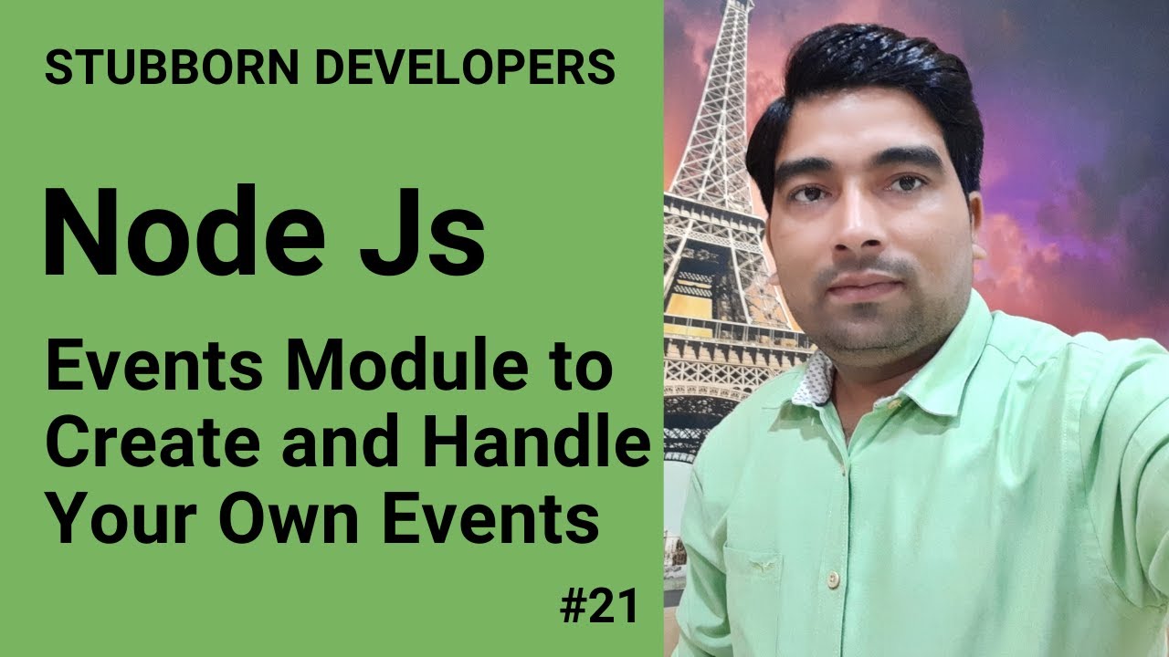 Events Module in Node.js | Handle Events in Node.js with EventEmitter | Create Your Own Events ...