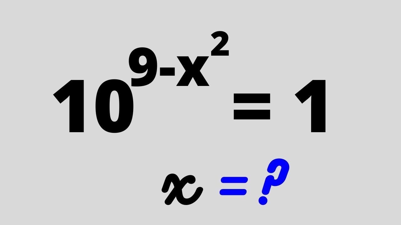 What Is The Value Of X In This Beautiful Equation ? - YouTube