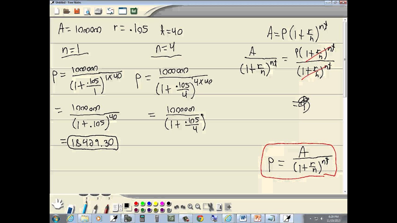 College Algebra Homework - Interest Formulas - P0239873 - YouTube