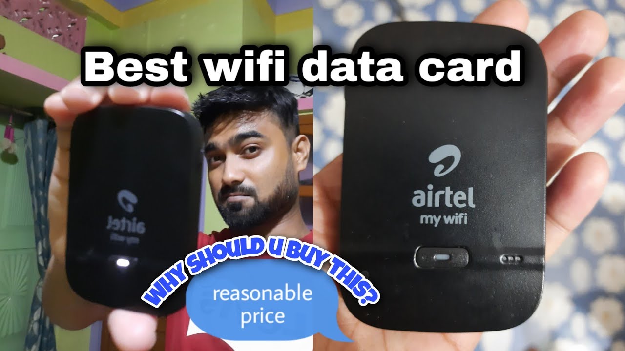 Unboxing Airtel wifi data card || Step by step process to configure ...