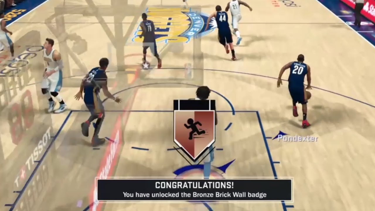 NBA 2K17 Badge Tutorial | Brick Wall | ⋆#NBA2K17⋆ 🎮 - YouTube