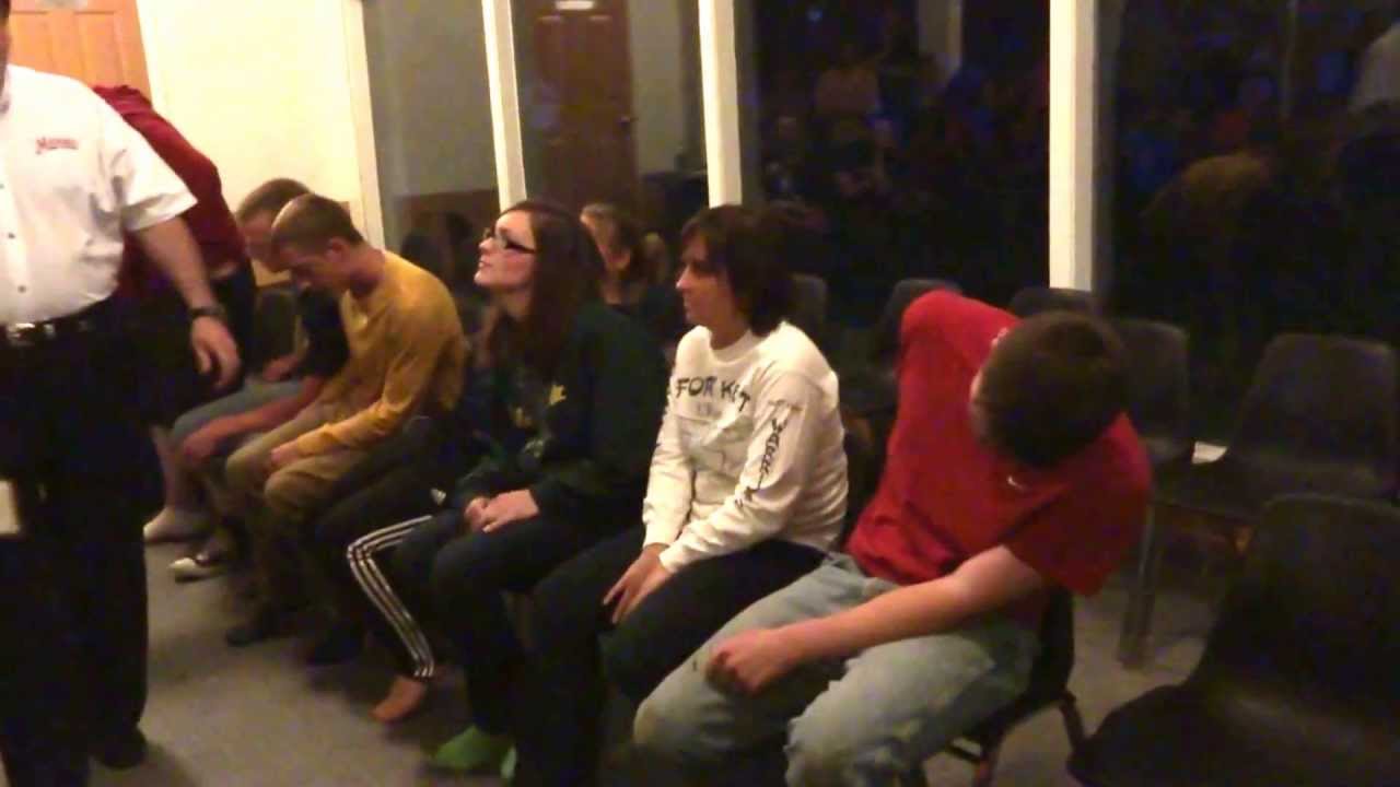 Fort Kent Project Graduation Hypnotist 2013 "Marko the Magician" Clip 2 ...