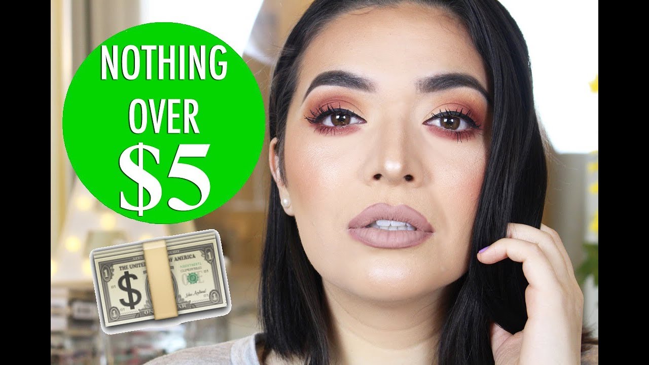 FULL FACE USING NOTHING OVER $5 | DRUGSTORE MAKEUP TUTORIAL - YouTube