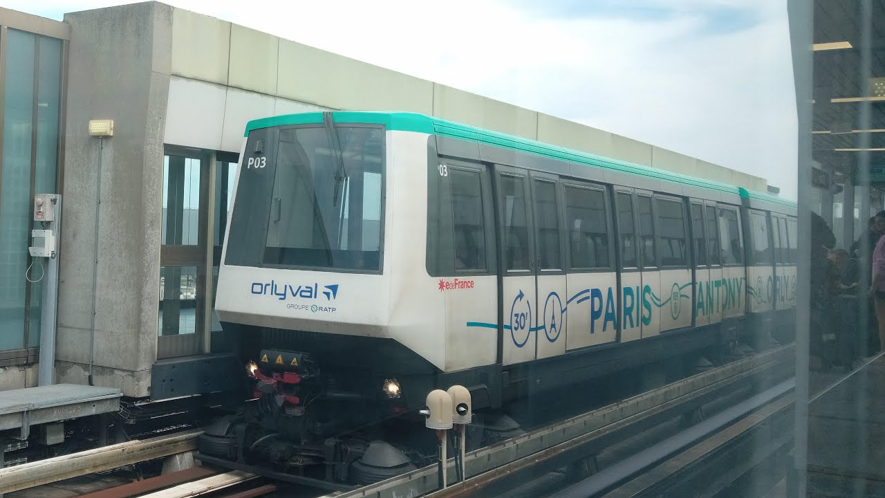 [4K] [60 fps] [Cab View] Orlyval🚈VAL 206 : Orly 4 ️🔁Orly 1, 2, 3 ️ ...