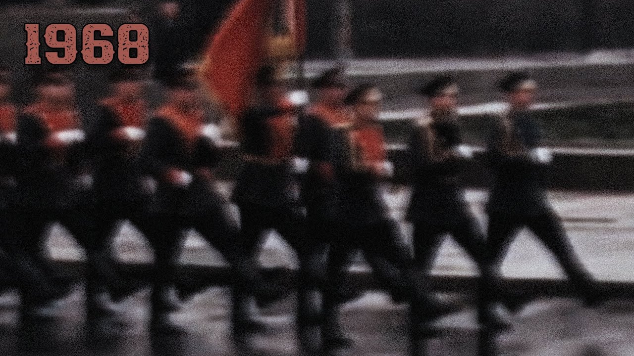[1968] Soviet Wreath Laying Ceremony in East Germany | Церемония ...