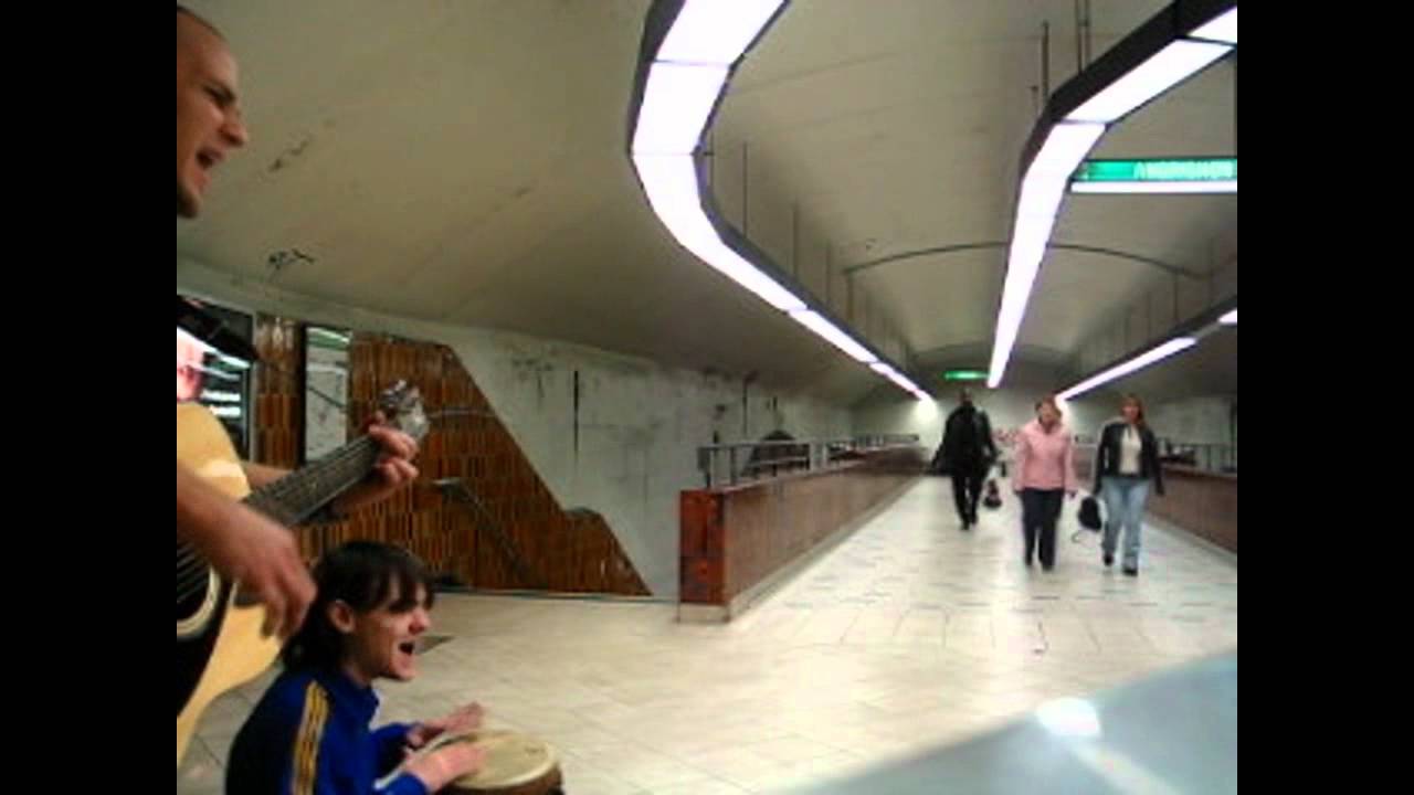 Busking in the Montreal Subway - YouTube