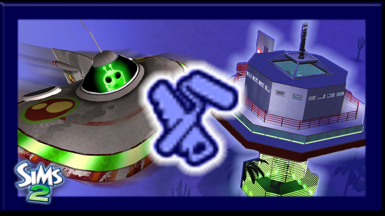 SIMS 2 SPEEDBUILD - UFO - YouTube
