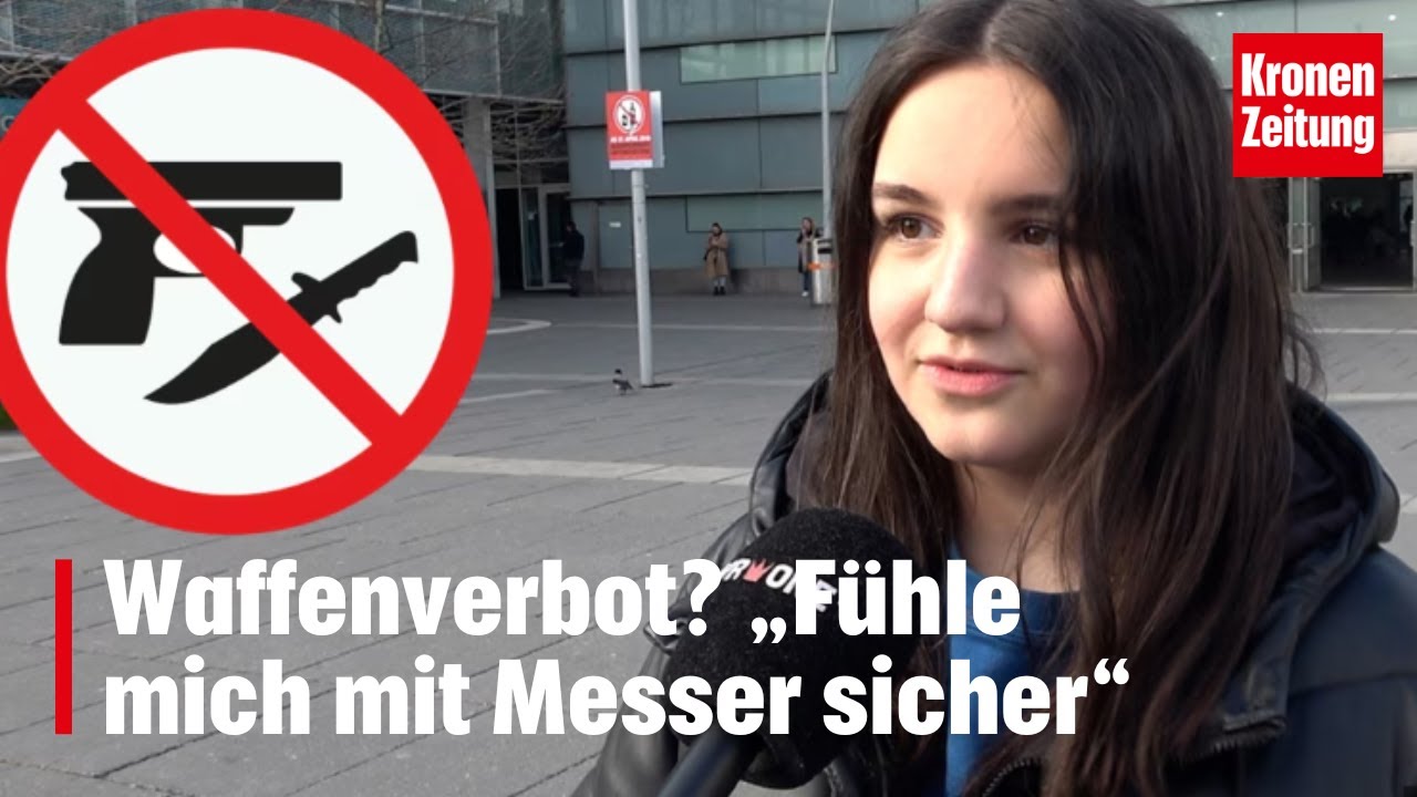 Kronetv Fragt Nach Waffenverbot „fühle Mich Mit Messer Sicher Kronetv News Youtube