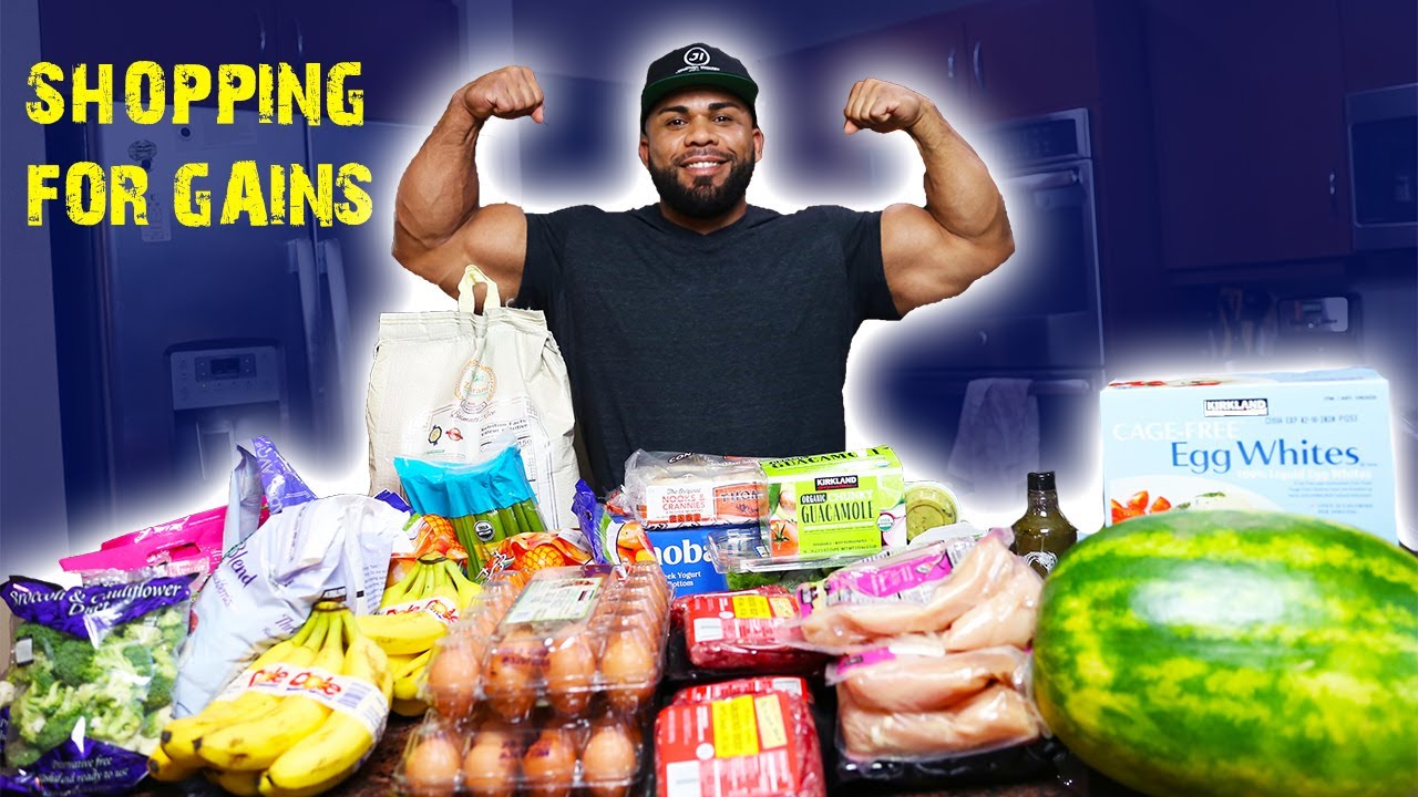 Bodybuilder Grocery Haul | Foods I Like To Pick Up - YouTube