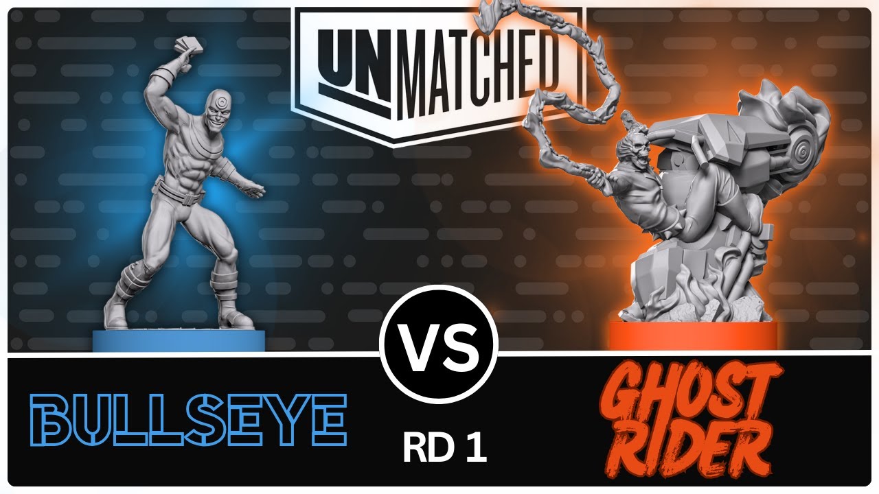 Bullseye vs Ghost Rider! (Unmatched Tournament - Round 1) - YouTube