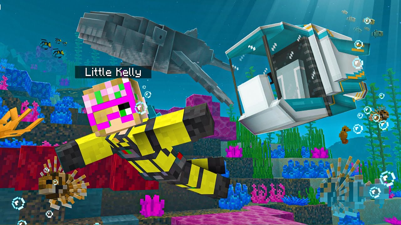 Minecraft, IF we LIVED UNDERWATER - YouTube