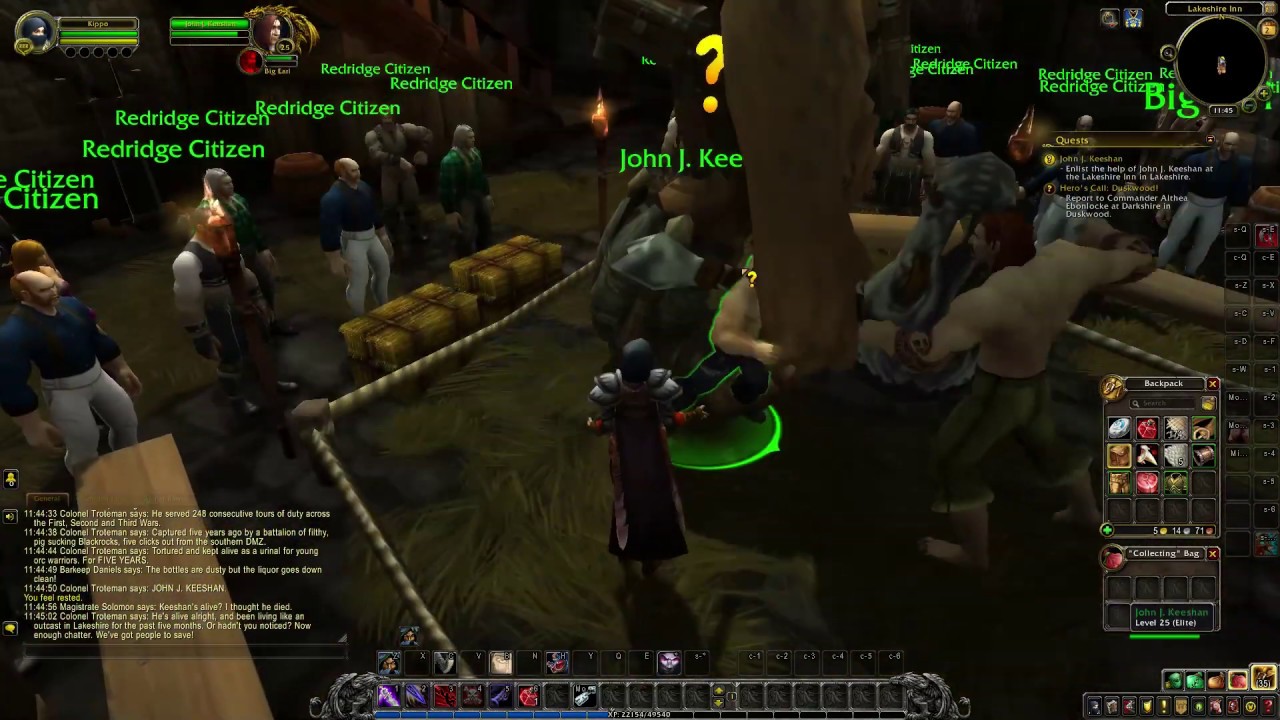John J. Keeshan location - World of Warcraft - YouTube