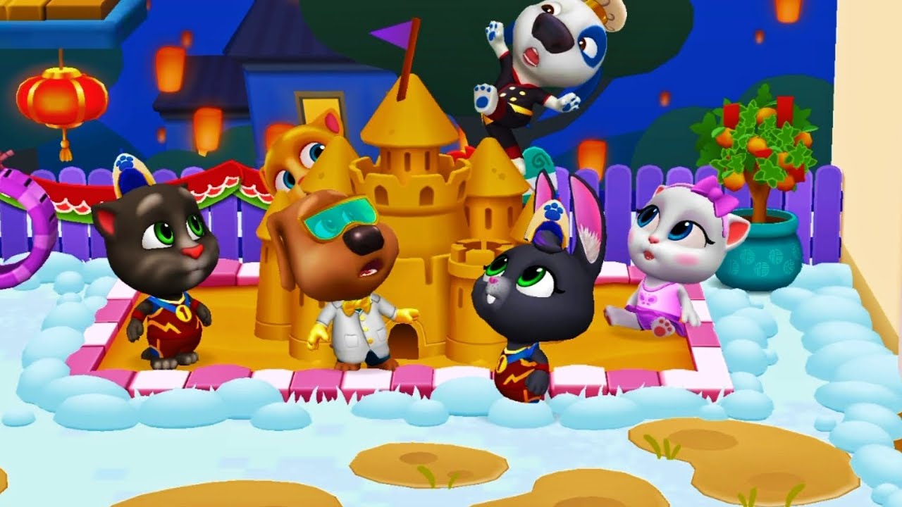 New Game Unlocked !!! Hank Building A Mud Castle Just Fall - My Talking ...