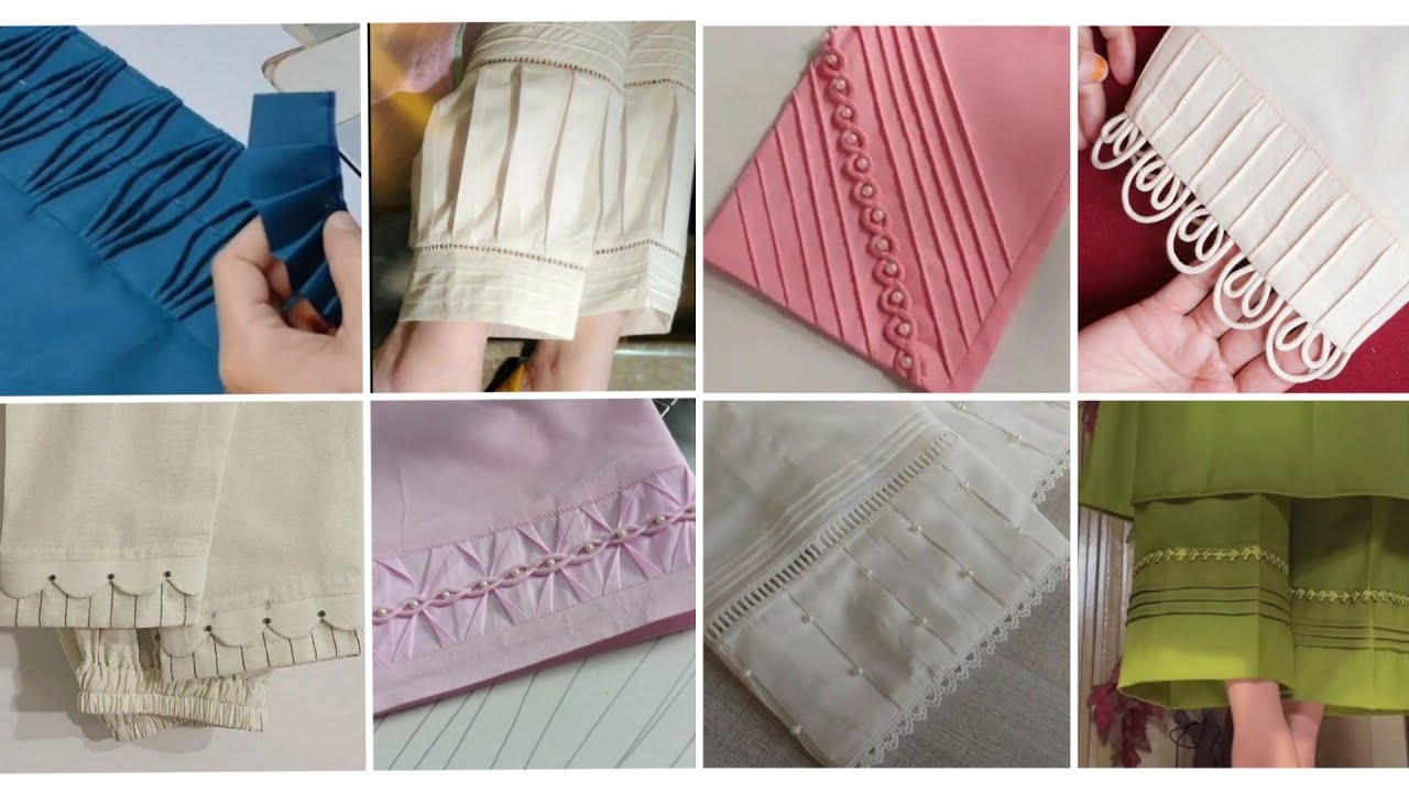 Trouser Designs With Lace🌹 Trouser Design 2024 //New trouser design💖 ...