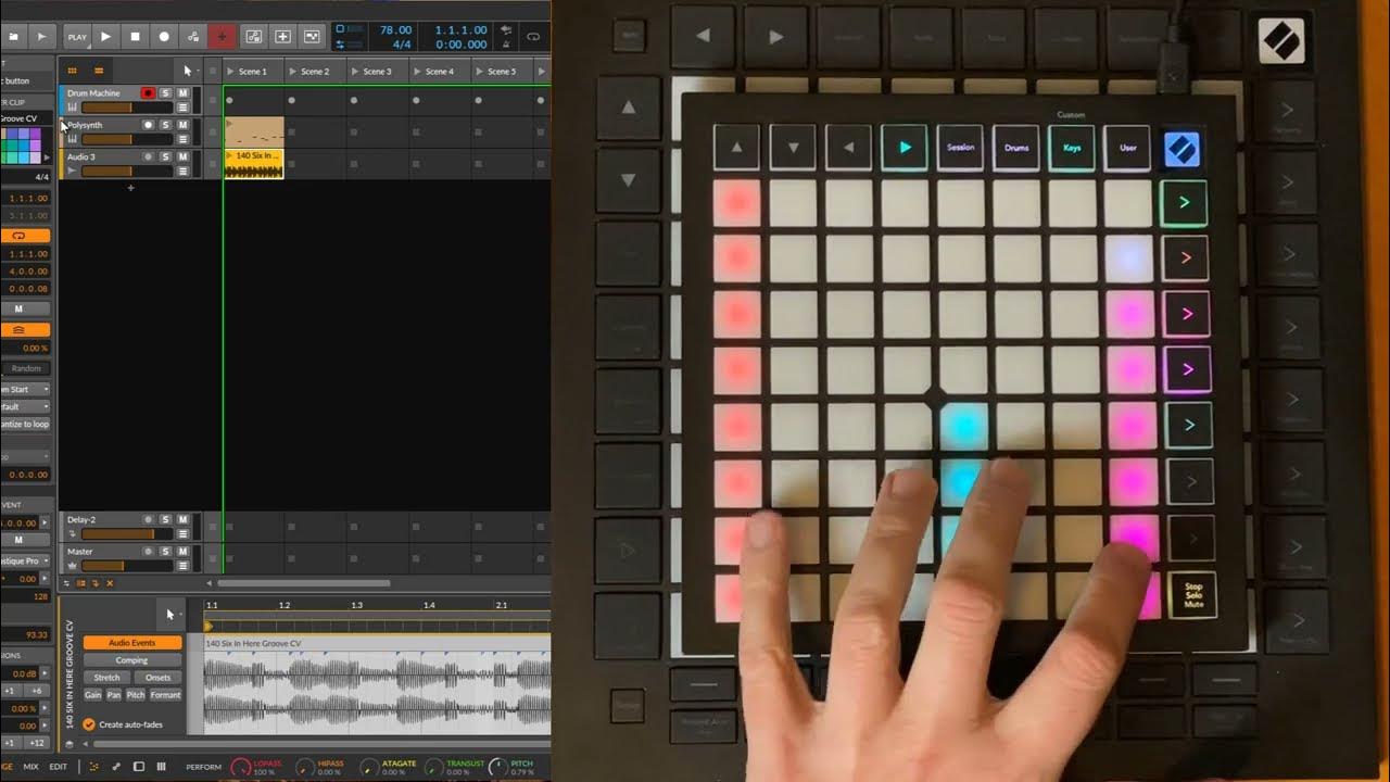 Novation Launchpad - New features for Bitwig Studio and Reaper - User and (Audio) Loop Length ...