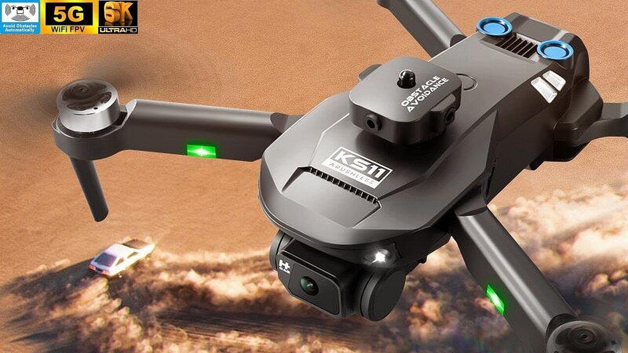 LSRC KS11 Obstacle Avoidance 6K Brushless Drone – Just Released ! - YouTube