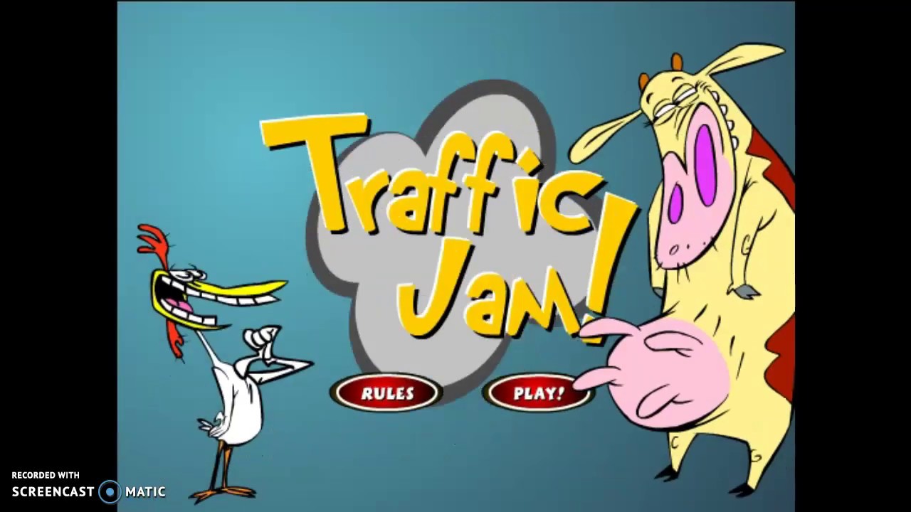 Cow and Chicken Traffic Jam (Cartoon Network Games) - YouTube