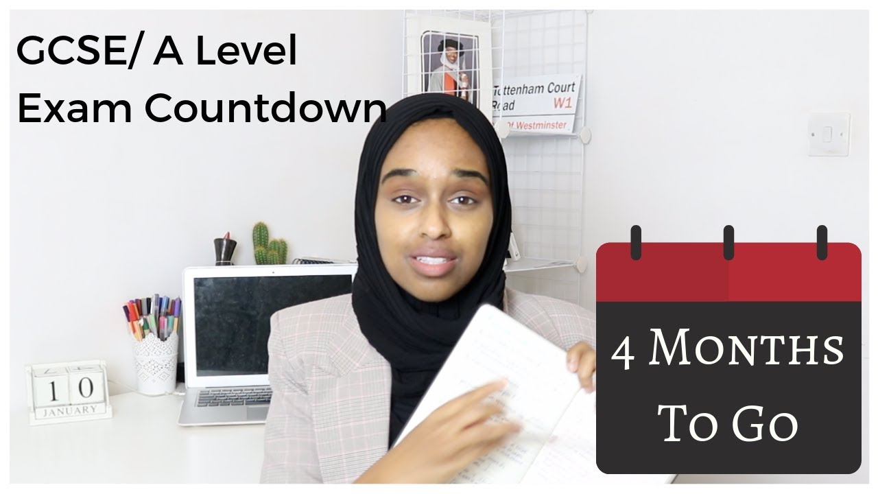 GCSE/A-LEVELS 2019 4 MONTH EXAM COUNTDOWN | Advice From A Teacher ...