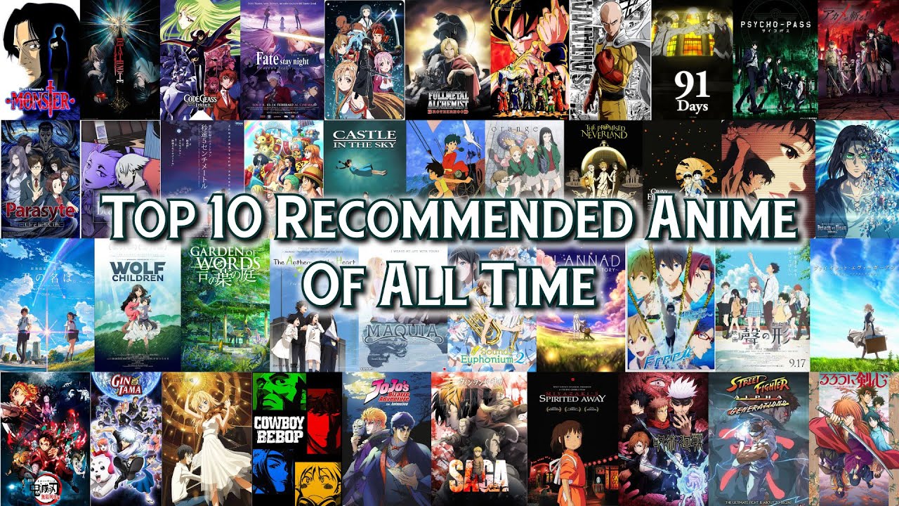 Top 10 Recommended Anime Of All Time - YouTube