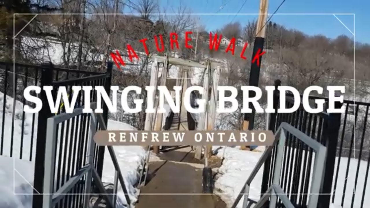 Nature Walk Swinging Bridge - YouTube