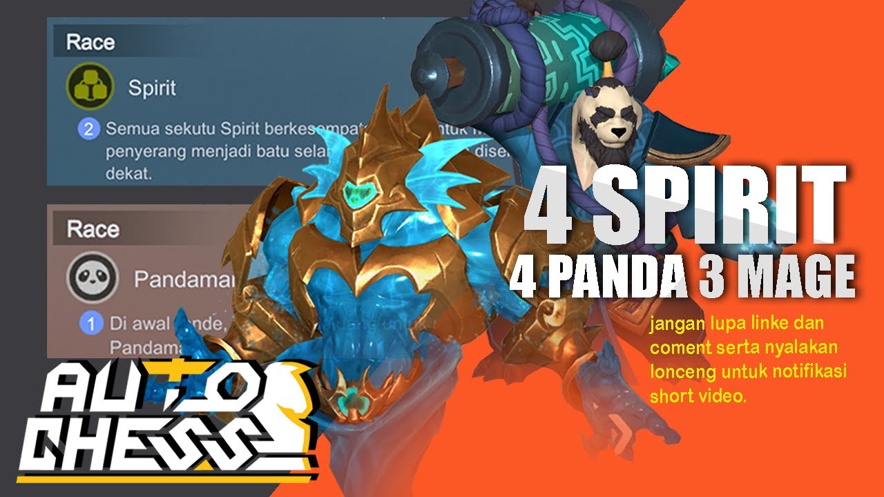 META BARU? combo spirit panda op-auto chess indonesia - YouTube