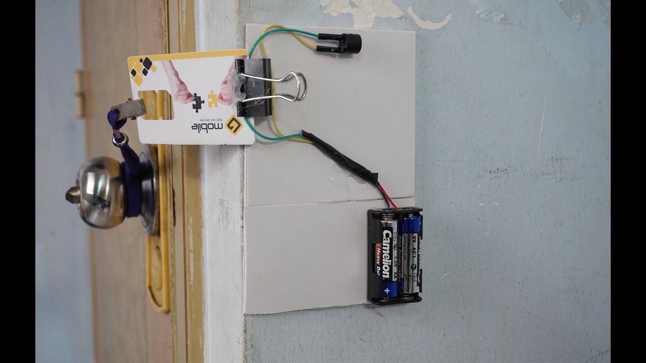 How To Make A Simple Door Security Alarm - YouTube