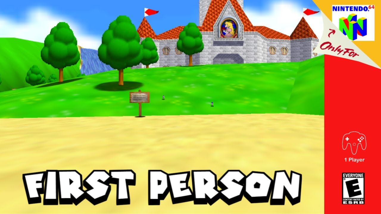 Mario 64 But In First Person - Longplay | N64 - YouTube