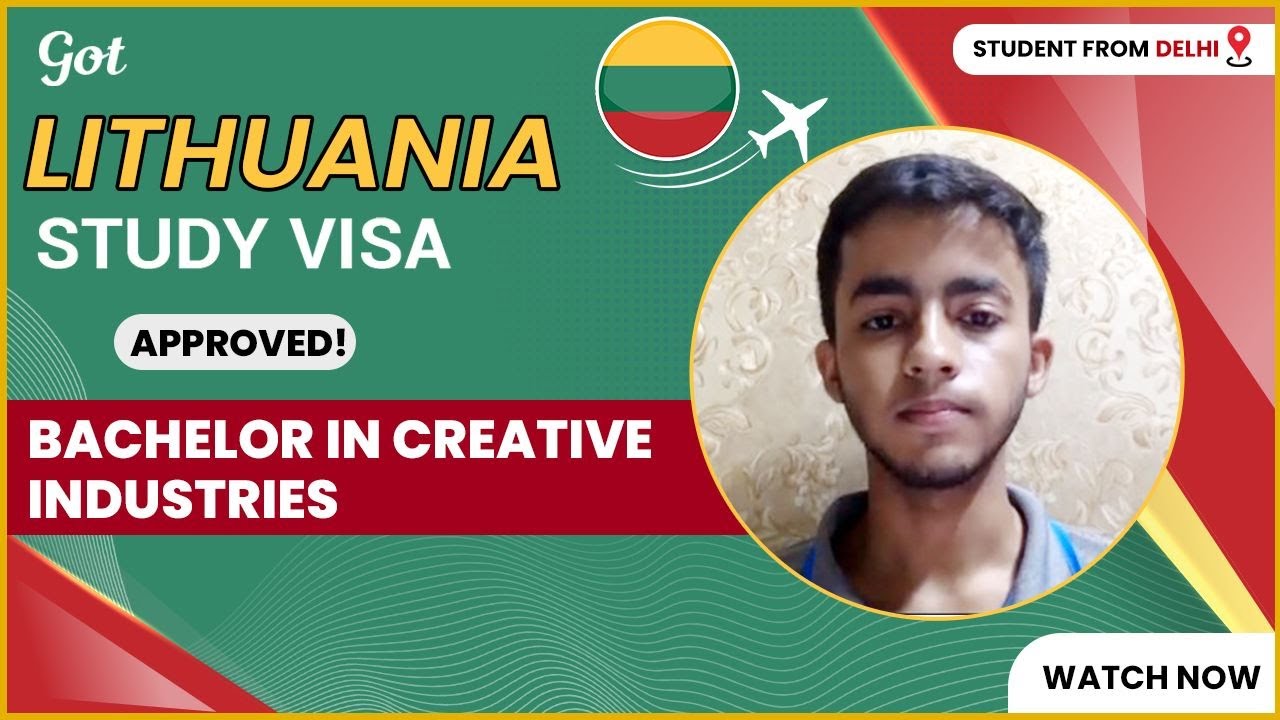 Study in Lithuania | #visaapproval | Bachelor in Creative Industries ...