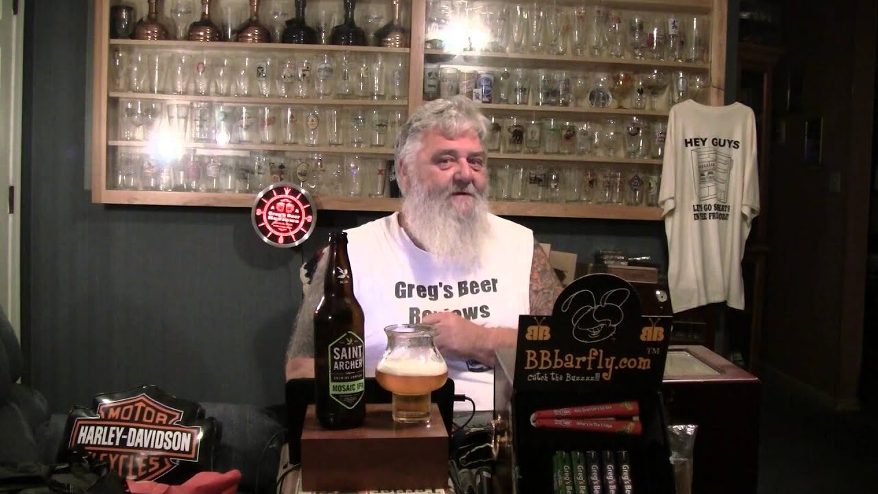 Beer Review # 1804 Saint Archer Brewing Mosaic IPA - YouTube