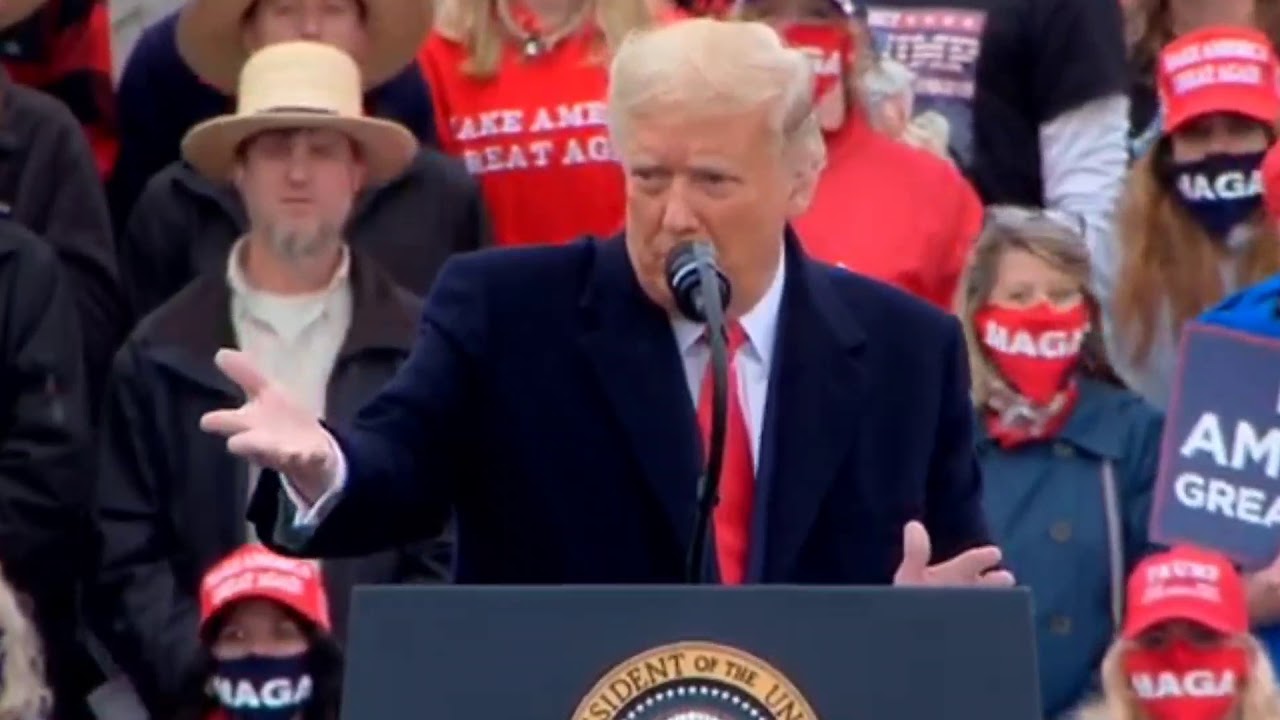 Amish at trump rally!! - YouTube