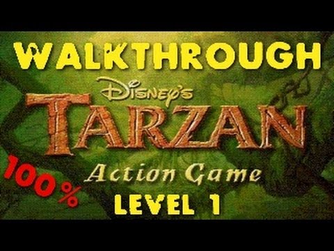 Tarzan Action Game Walkthrough Part 1 Level 1 [1/1] - YouTube