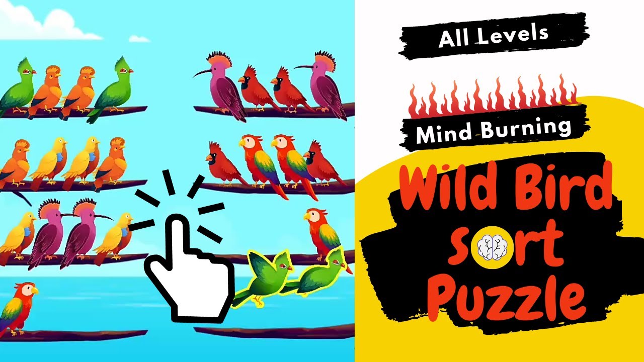 Bird sort color puzzle - 🦆🐥🐦 All Levels & Challenges (Mobile Gameplay ...