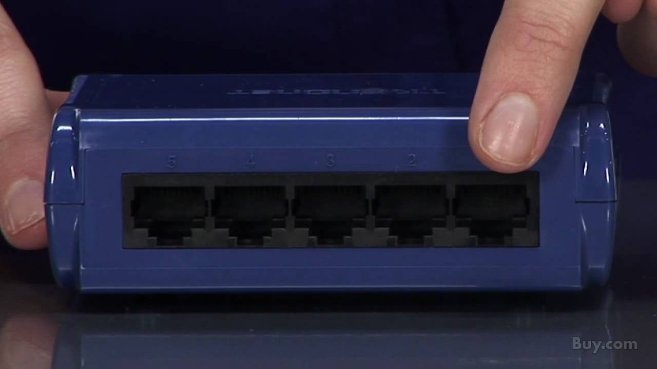 TRENDnet 5-port 10/100Mbps Fast Ethernet Switch - YouTube