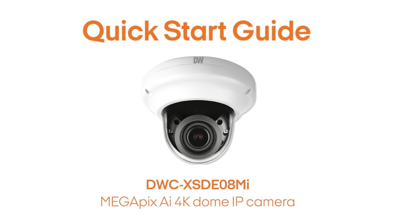MEGApix Ai Dome Camera Quick Start Guide - YouTube