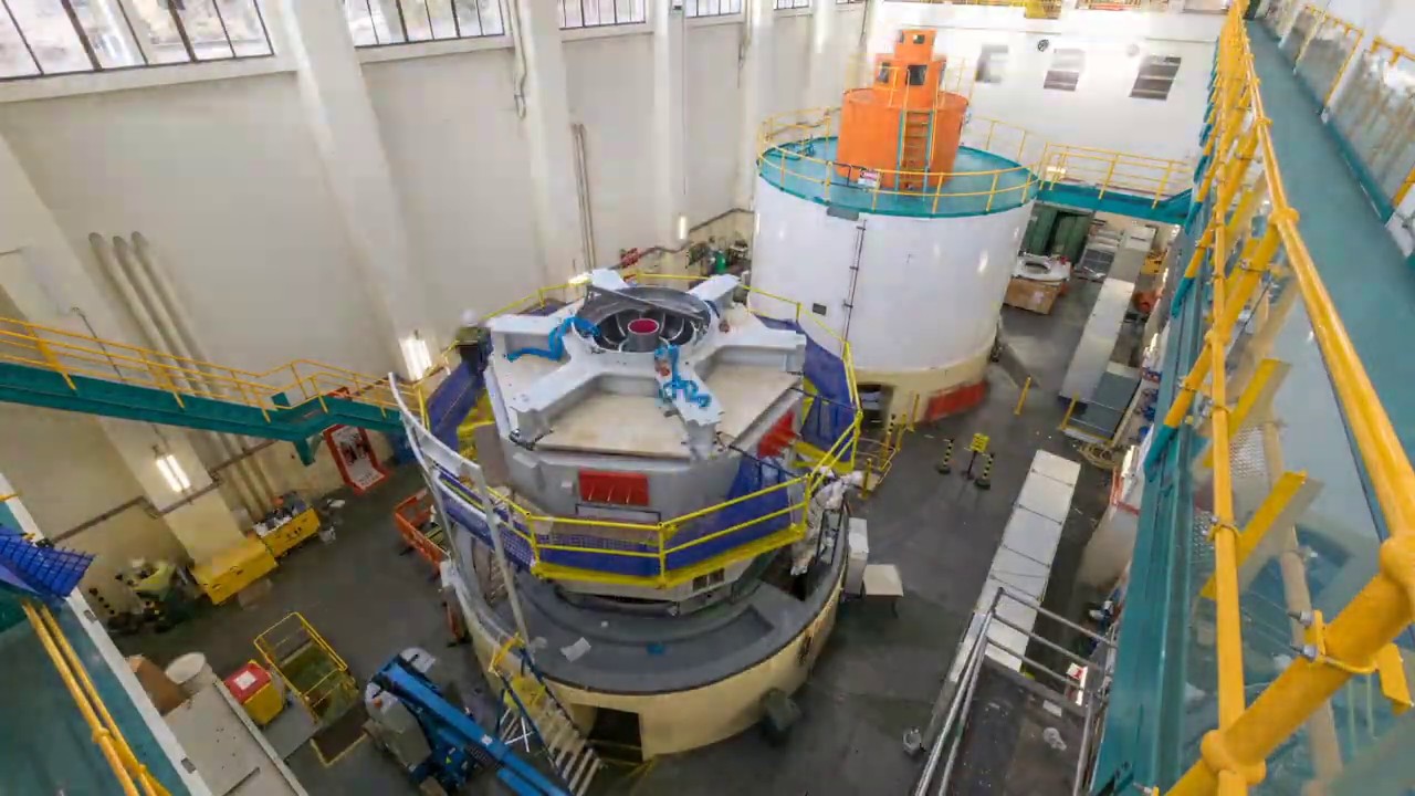 Guthega Power Station unit replacement time-lapse - YouTube