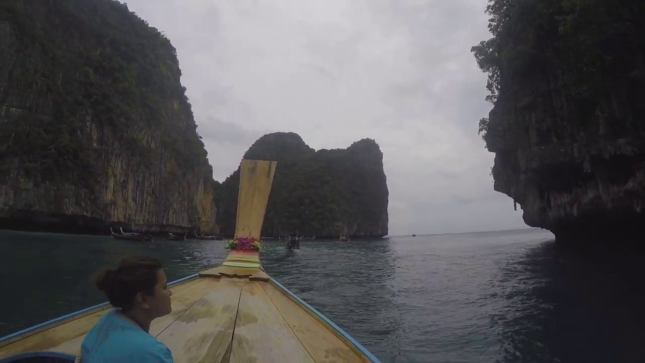 Phi Phi Island - Pileh Lagoon to Monkey Beach - YouTube