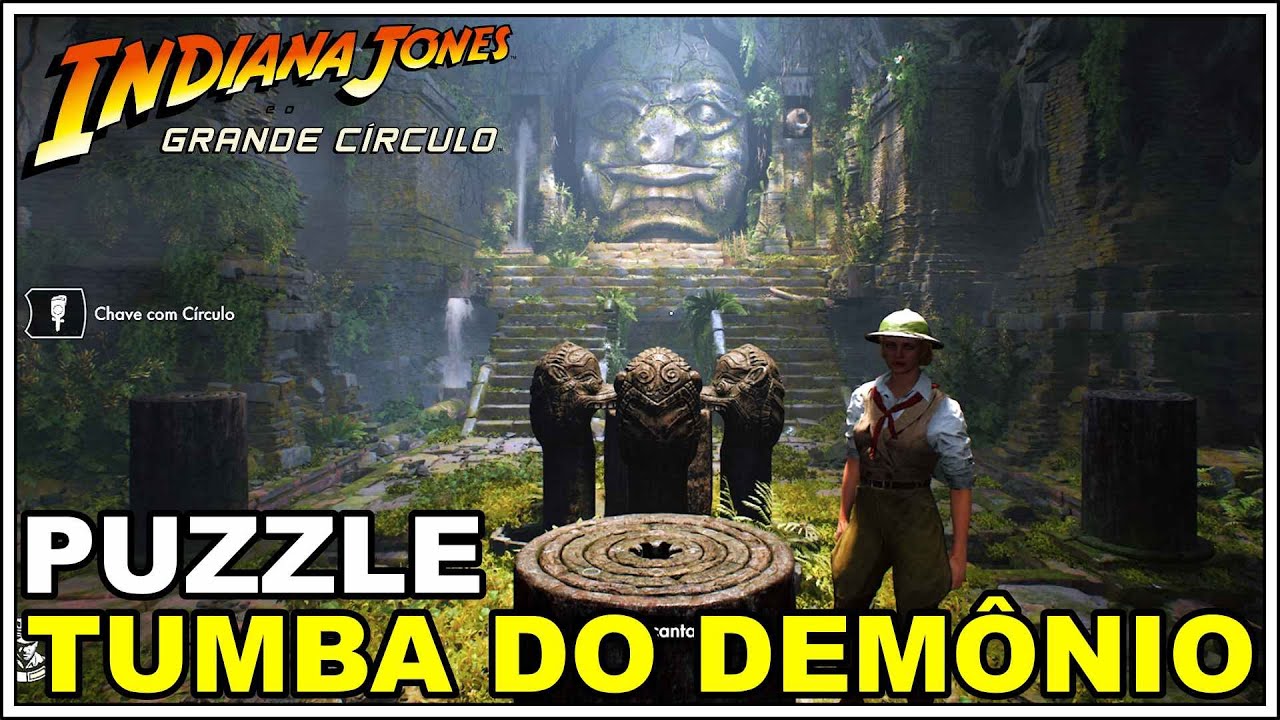 INDIANA JONES E O GRANDE CÍRCULO - TUMBA DO DEMÔNIO ( PUZZLE / QUEBRA ...