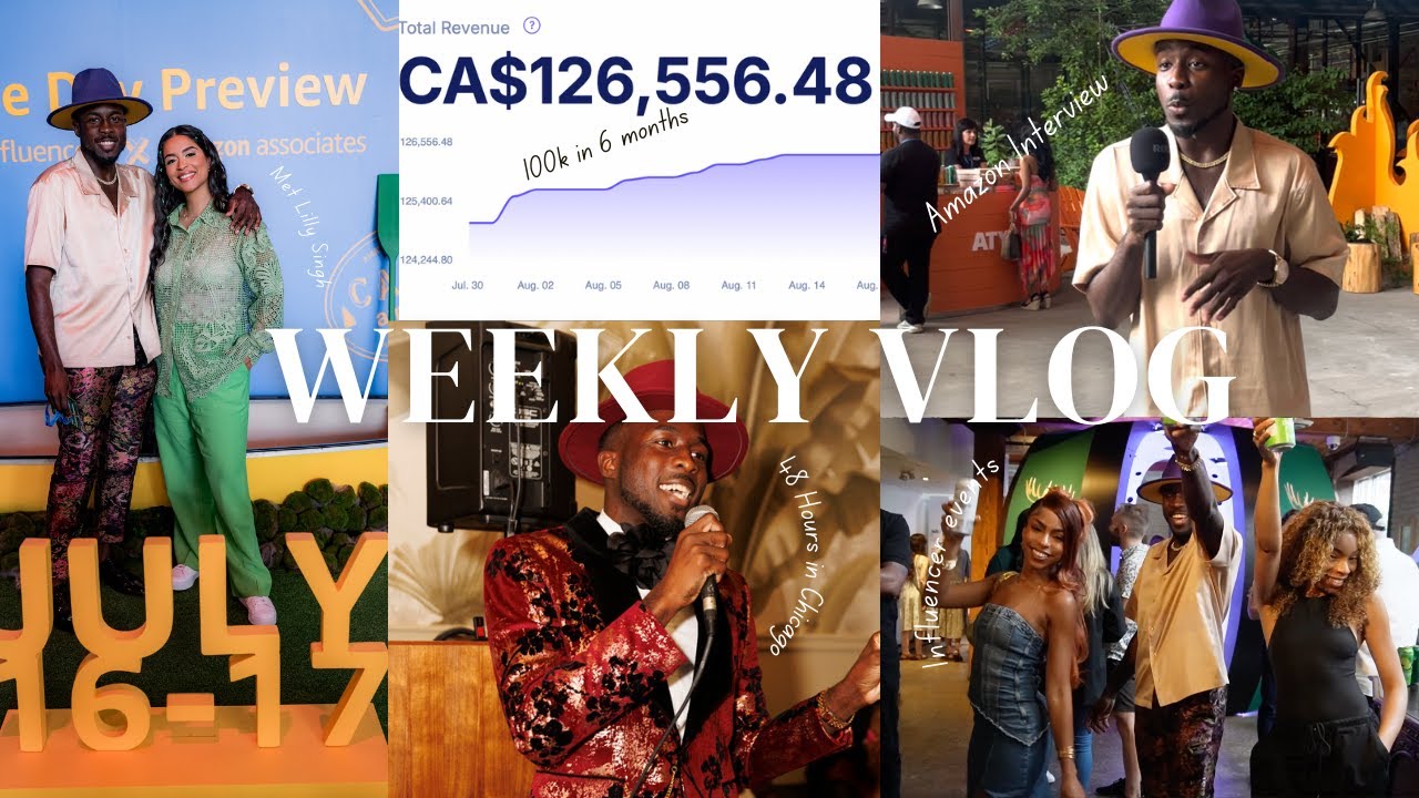 WEEKLY VLOG: 48 HOURS IN CHICAGO, MADE 100K IN 6 MONTHS, AMAZON ...