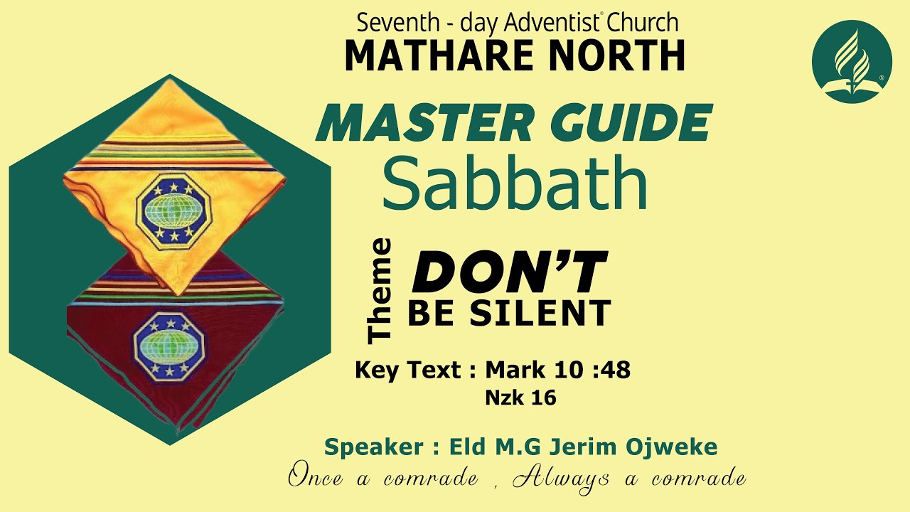 SDA CHURCH MATHARE NORTH || MASTERGUIDE SABBATH || 20TH JULY 2024 - YouTube