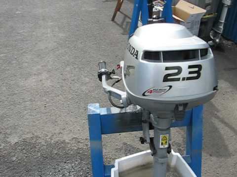 Honda 2.3 outboard - YouTube
