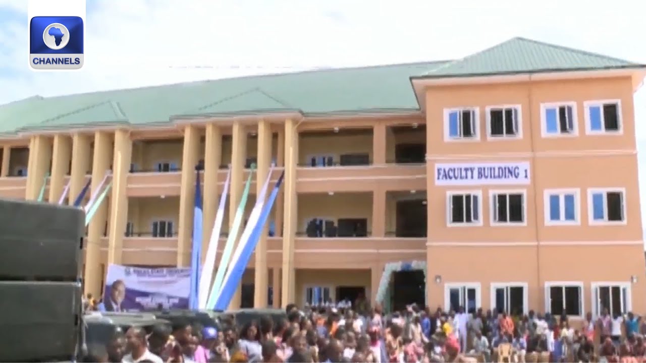 Wike, Makinde Commission Emohua Campus Of State University - YouTube