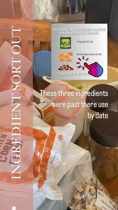 Working Pantry Baking - Sorting Ingredients - Post 3 - YouTube