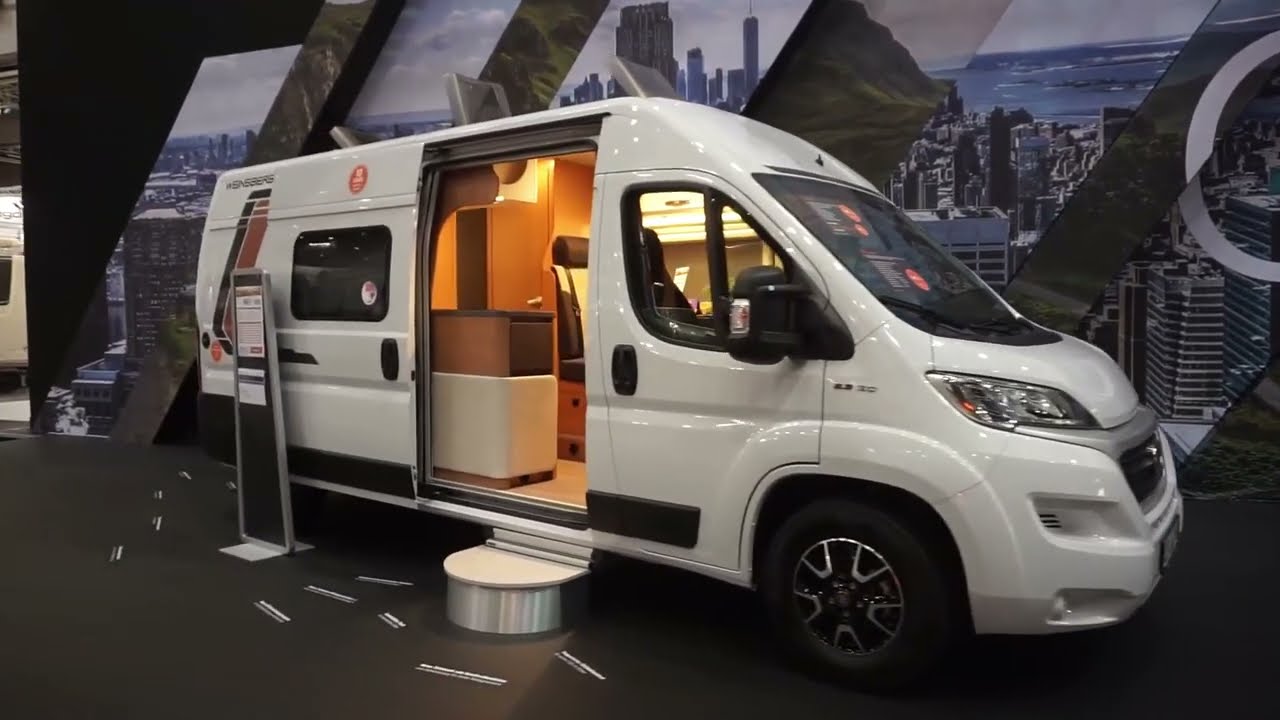 Fiat Ducato campervan with shower. Weinsberg CaraBus 600MQ - YouTube