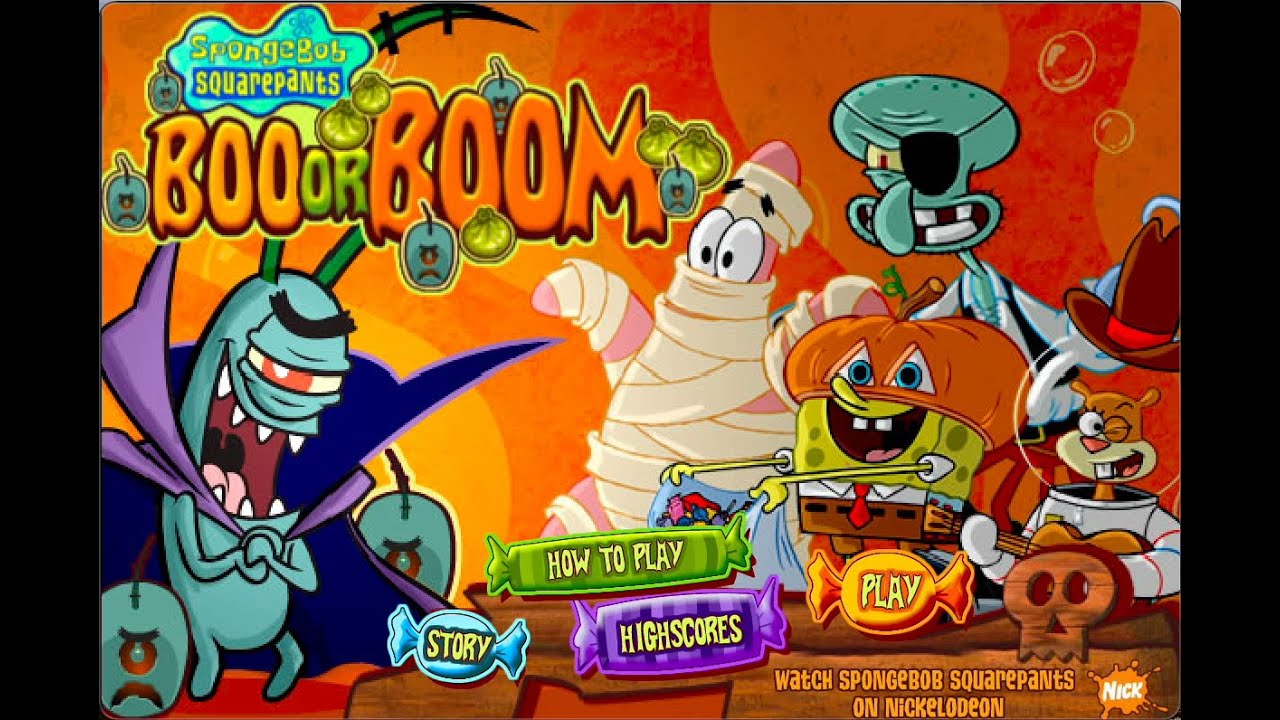 My childhood games #6: SpongeBob: BOO or BOOM - YouTube